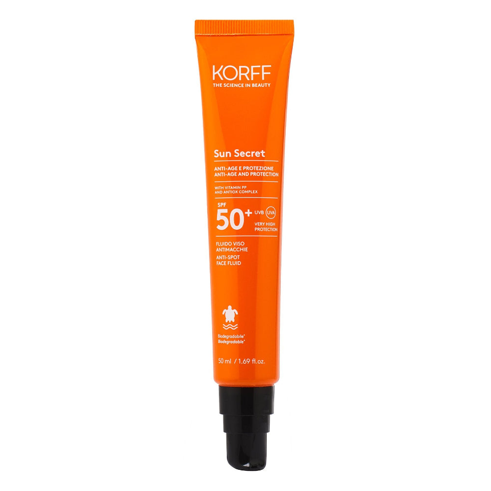 KORFF Sun Secret Fluido Facial Anti-Manchas SPF 50+ 50ml. – Alicia ...