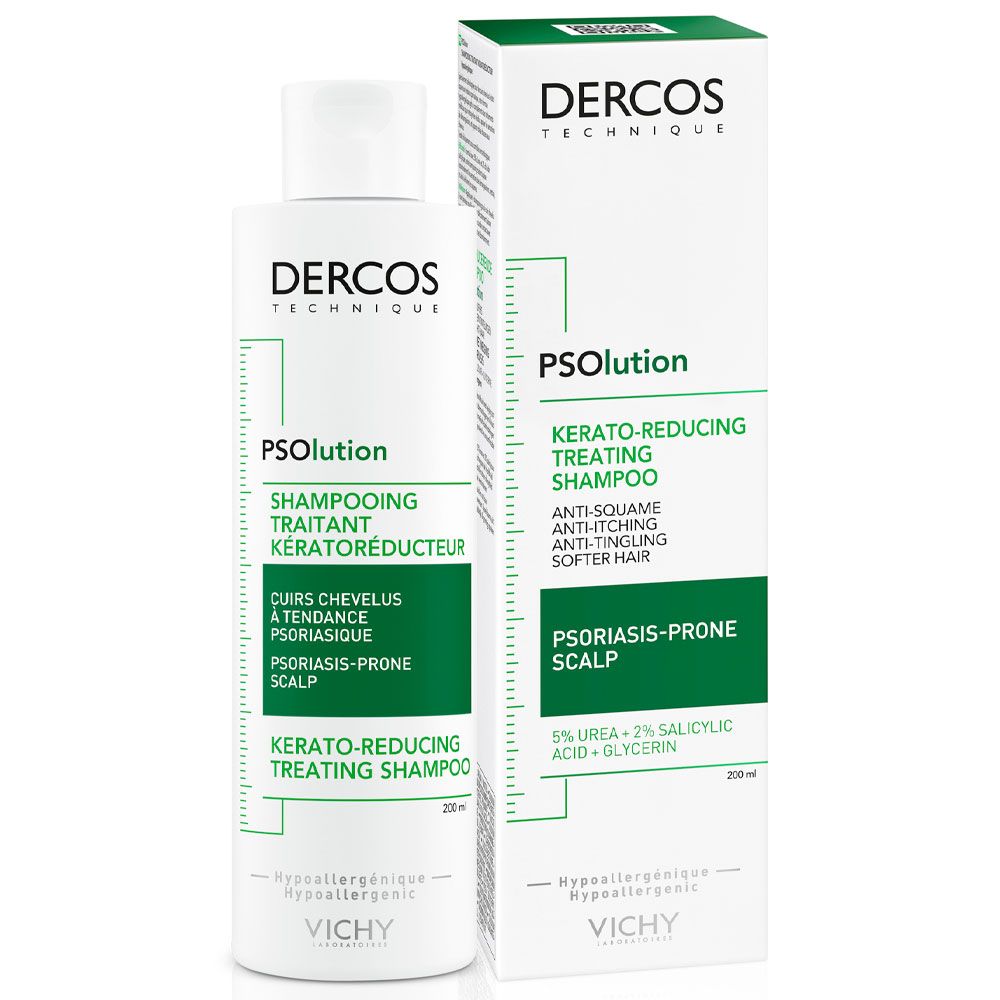 Vichy Dercos Psolution Shampoo Keratorreductor Tratamiento para Piel C ...