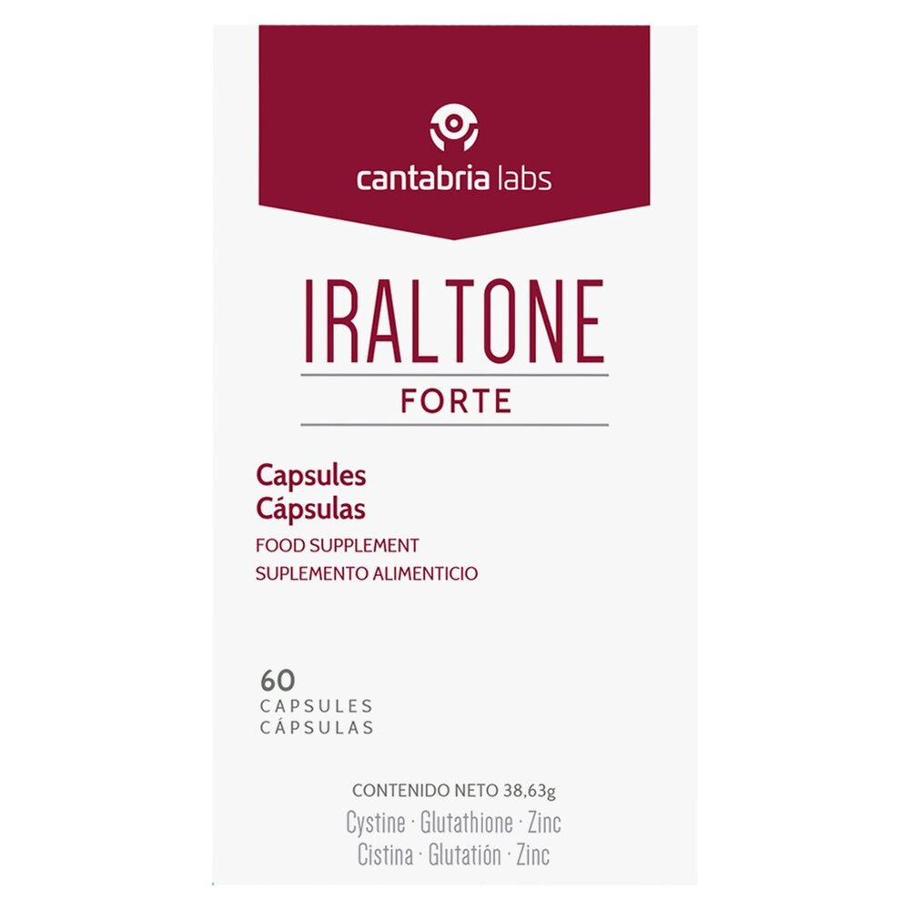 Iraltone Forte Cápsulas Fortalece Cabello y Uñas 60 capsulas. – Alicia ...